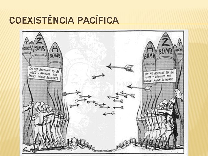 DA GUERRA FRIA COEXISTNCIA PACFICA GUERRA FRIA Entre