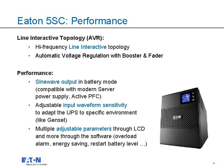 Eaton 5 SC Affordable and reliable Line Interactive