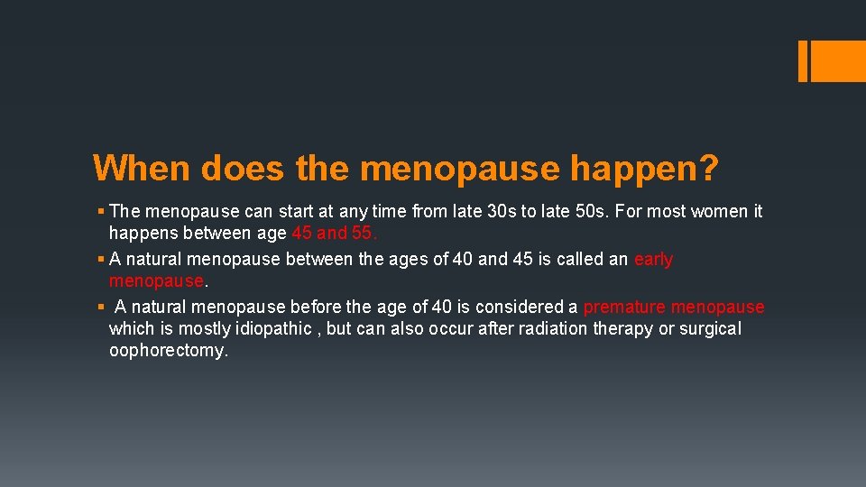 Menopause Done by Awn Khawaldeh LEARNING OBJECTIVES Definition