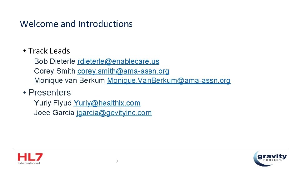 The Gravity Project SDOH Exchange Track May 2021
