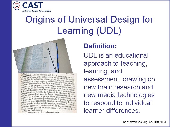 An Introduction to Universal Design for Learning Supported