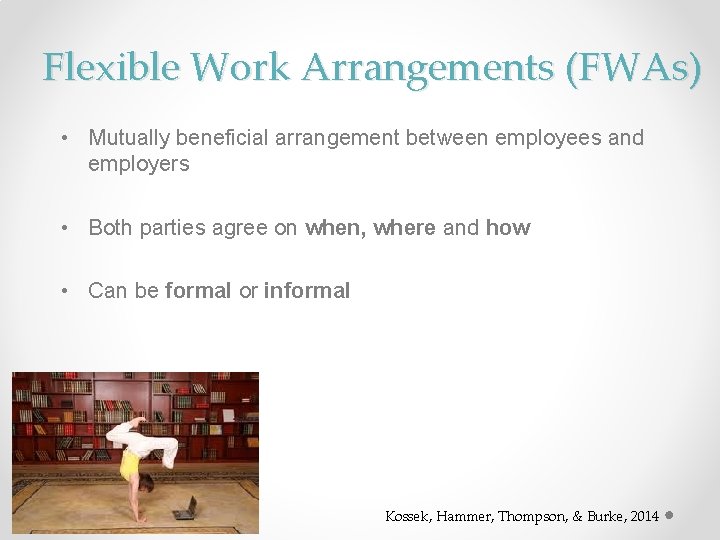 Employee Discretion When Where How Rebecca Thompson Ph