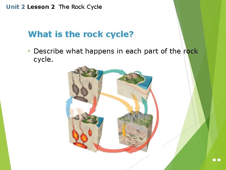 Unit 2 Lesson 2 The Rock Cycle Florida