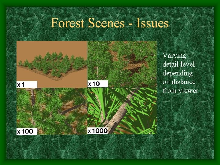 Procedural Modelling of Plant Scenes A research project