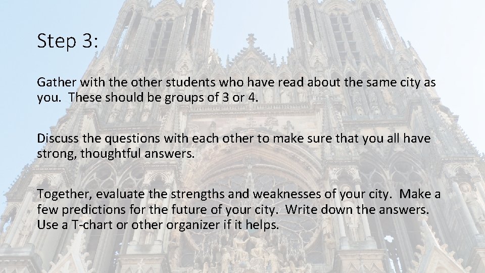 Six Cities in 1500 CHY 4 CU Lesson