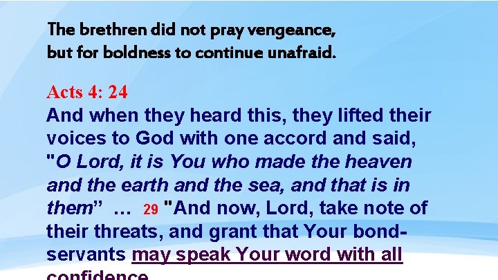 Why We Pray In The Assembly Thus far