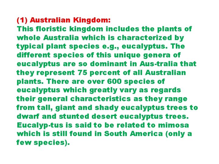 GOOD MORNING STUDENTS BIO GEOGRAPHY TOPIC DISTRIBUTION OF