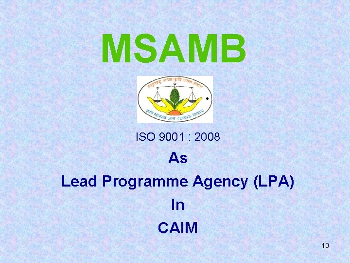 MSAMB Maharashtra State Agricultural Marketing Board Pune Maharashtra