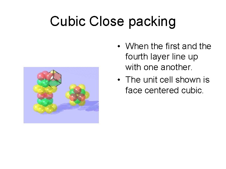 Chapter 11 Structure of solids continued Structure and