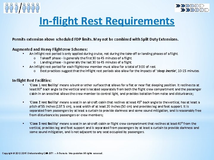 CAD371 A Generic Interpretation Understanding CAD371 Flight and