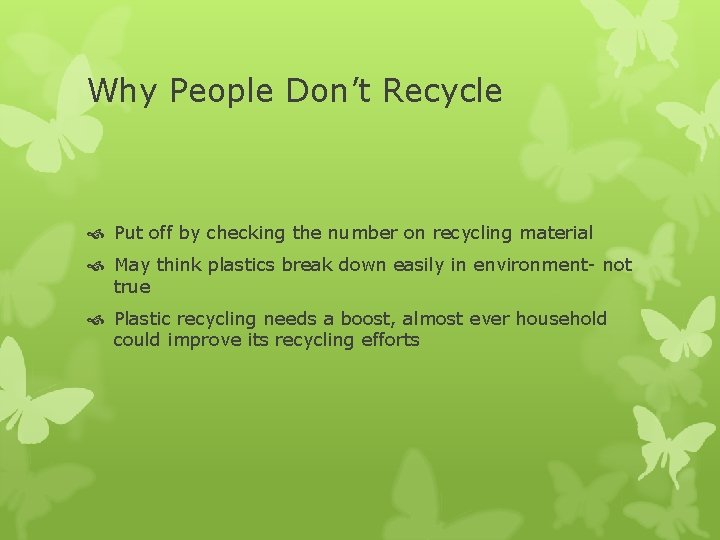 Reduce Reuse and Recycle Preventing and Reducing Pollution