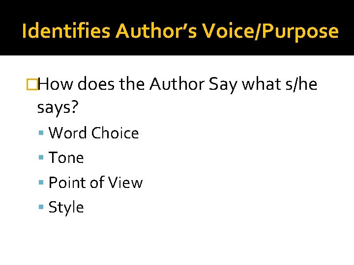 Annotating a Text Five Pillars of Annotating a