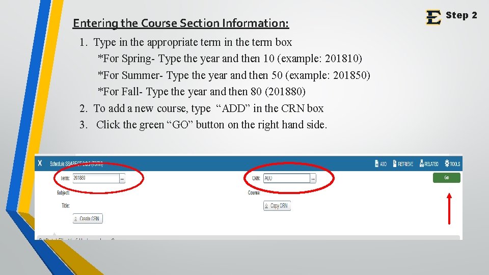 How to Build a Course Using SSASECT in