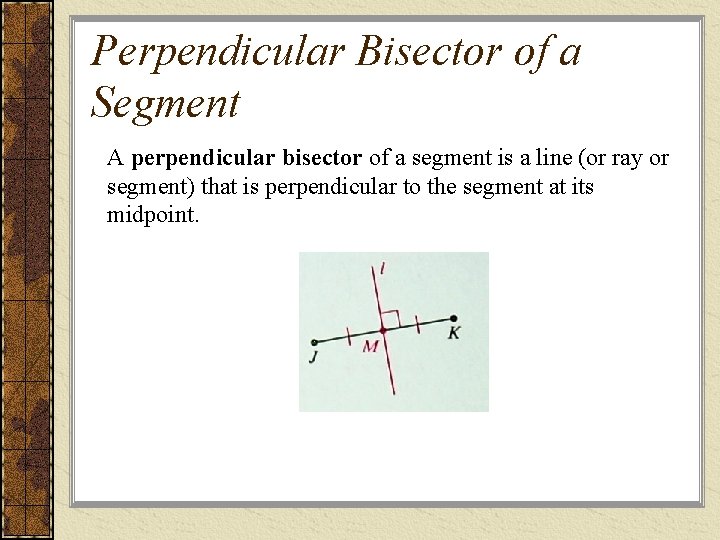 4 7 Medians Altitudes and Perpendicular Bisectors Definitions