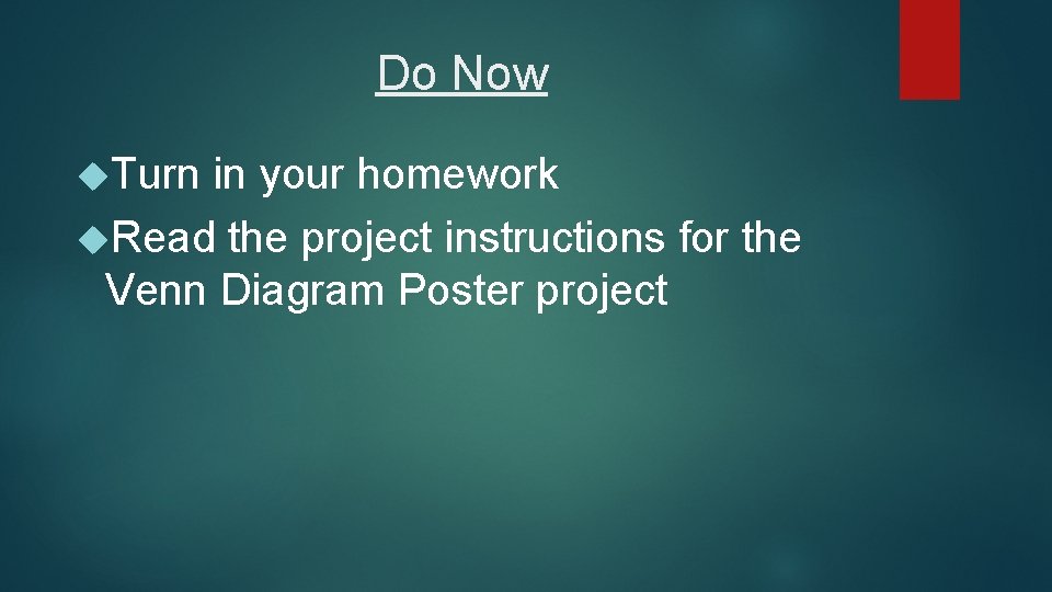 Do Now Complete the Do Now handout Economy