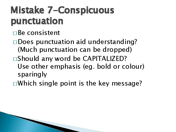 Good Powerpoint Presentation Nine common Mistakes Emily Wavrek