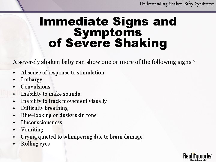 Understanding Shaken Baby Syndrome A Preventable Tragedy Understanding