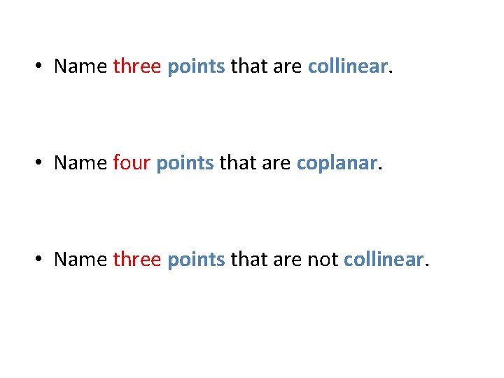 Geometry 1 2 Points Lines and Planes VOCAB