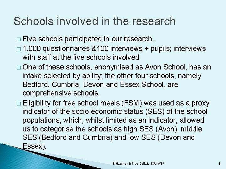 The work experience placements of secondary school students