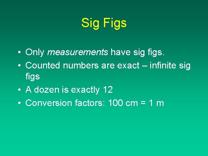 Measurements and Calculations Chapter 2 Units of Measurement