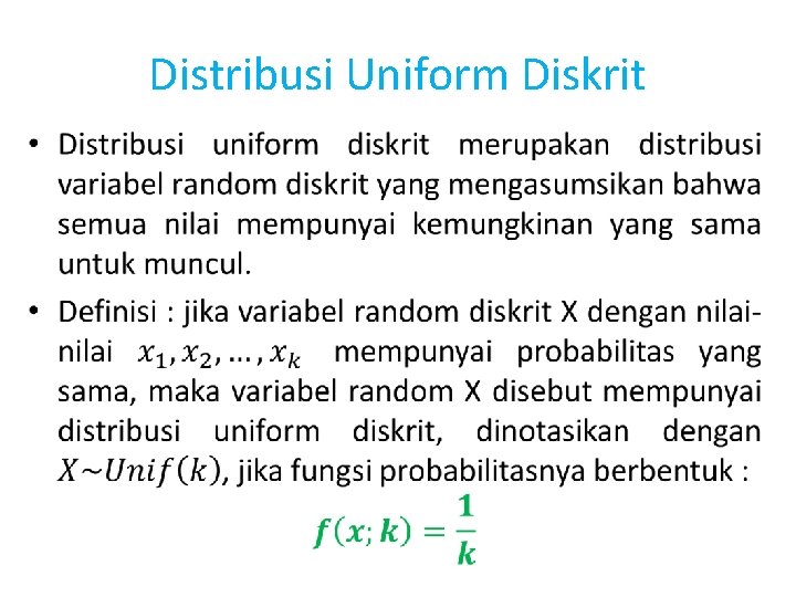 Distribusi Diskrit dan Kontinu yang Penting Oleh Azimmatul