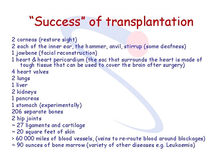 Cadaveric deceased Organ Donation Family Belongings Dr Gill