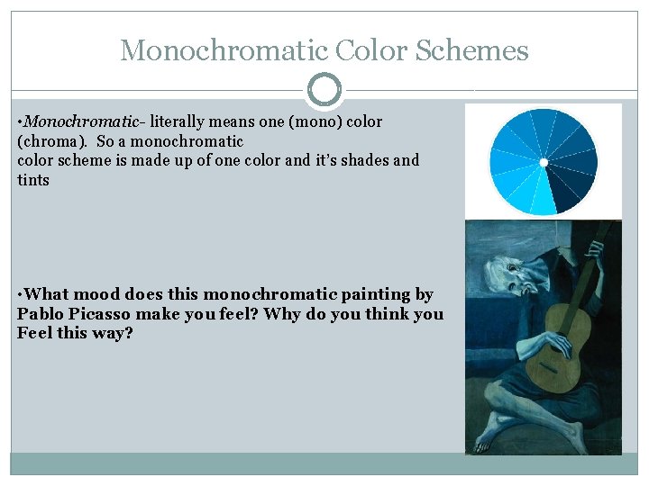 Color Theory adapted from thevirtualinstructor com What is