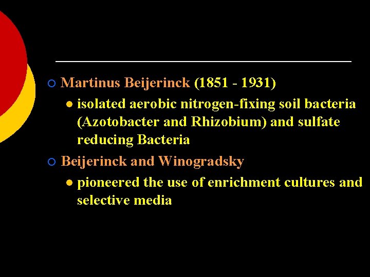 The History and Scope of Microbiology I Introduction