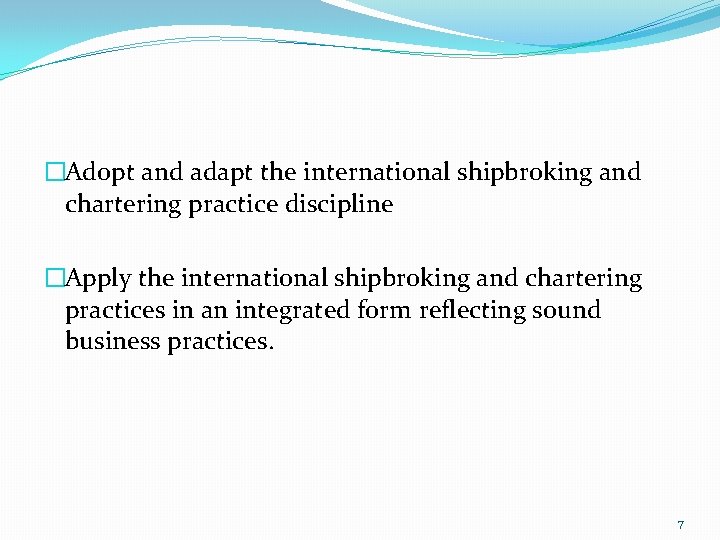 International Ship Brokering Chartering DSM 2309 by Dr