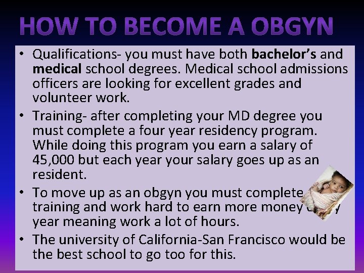 OBGYN Ojanae Winburn HR5 Career Tech What is