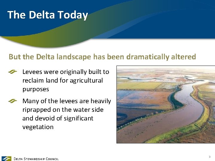 Improving Habitats along Delta Levees Issue Paper Proposed