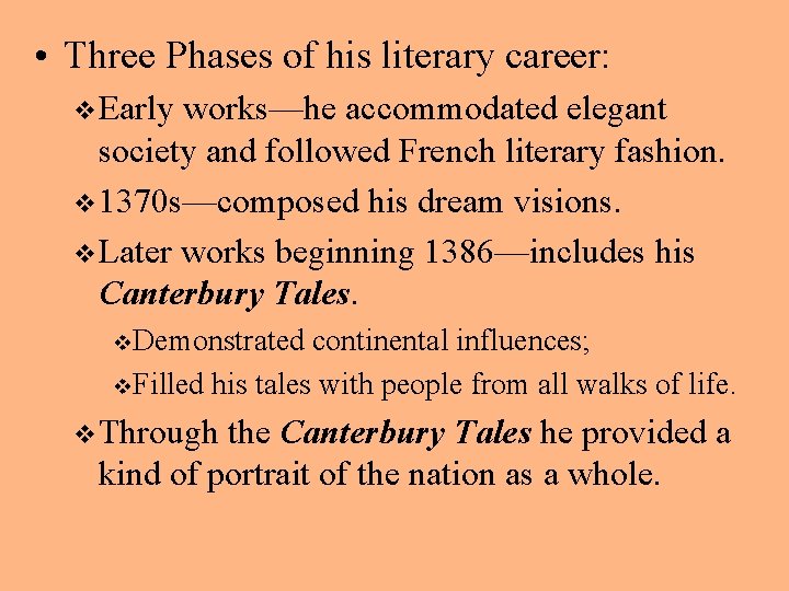 Geoffrey Chaucer 1340 1400 C E Brief Biography