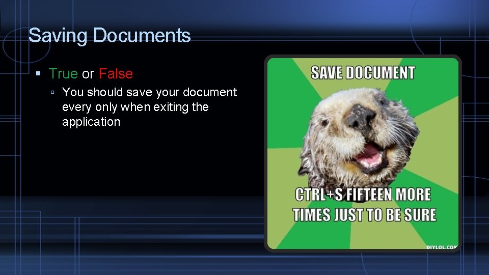 Lesson 3 UNIT 3 DOCUMENTS Introduction Question How