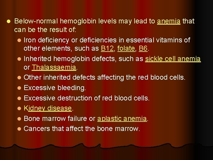 Hemoglobin Concentration Determination Hemoglobin Hb l Hemoglobin Hb