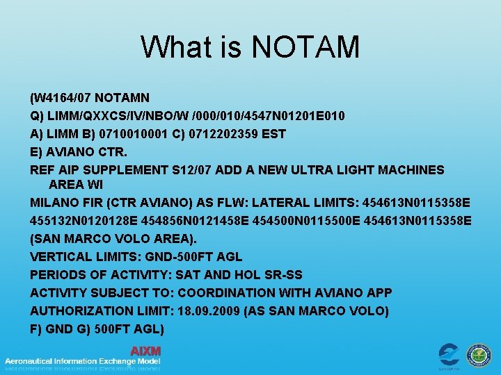 EUROCONTROL x NOTAM Digital AIM Business Logic Business