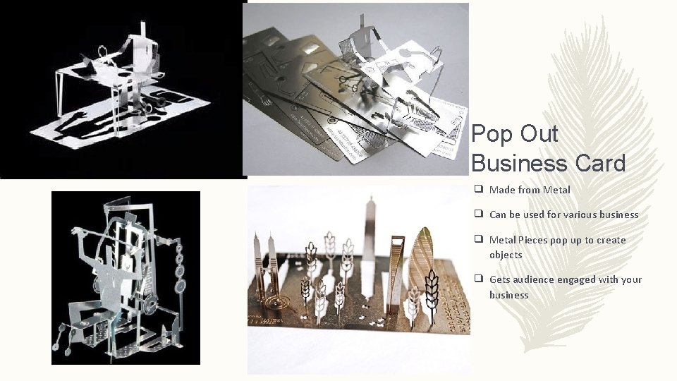 Unique Business Card Designs Amanda Angelique Dajanee How