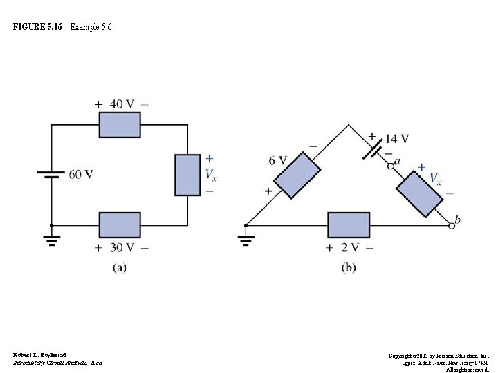 FIGURE 5 4 a Series circuit b situation