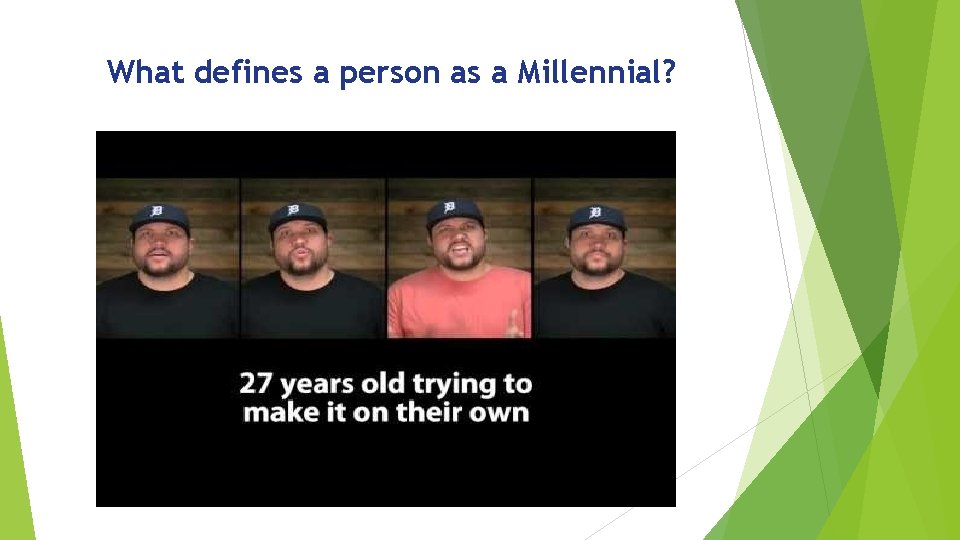 Managing Millennials Learning Objectives 1 How to define