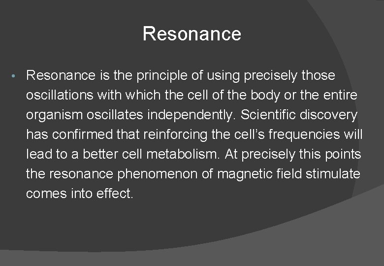 Using the whole body application as well as