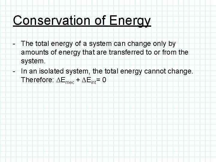 Energy Review Brandon Demory Ch 7 and Ch