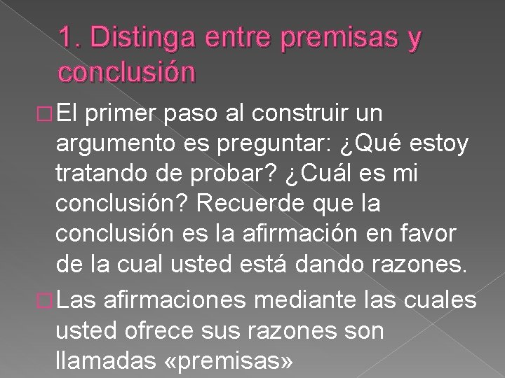 Argumentacin 5 ao Filosofa Prof Ana Laura Garca