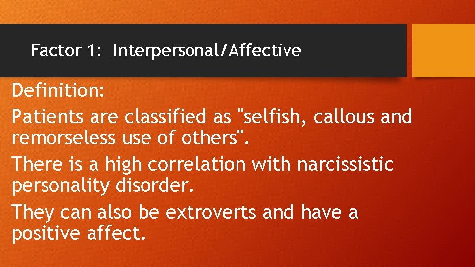 Introduction to Psychopathy Personality Traits and Behaviors The