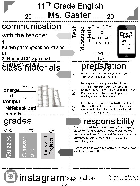 11 Th Grade English Ms Gaster 20 with