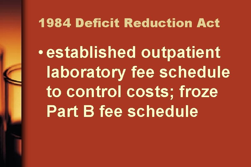 Various Laboratory Regulations and their Significance 1983 Prospective