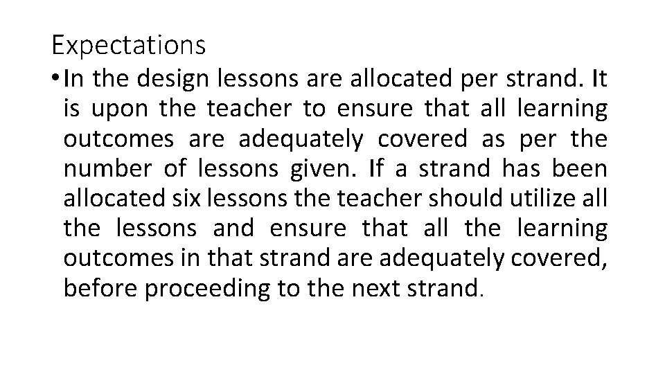 CHRISTIAN RELIGIOUS EDUCATION ACTIVITY AREA STRANDS AND SUBSTRANDS