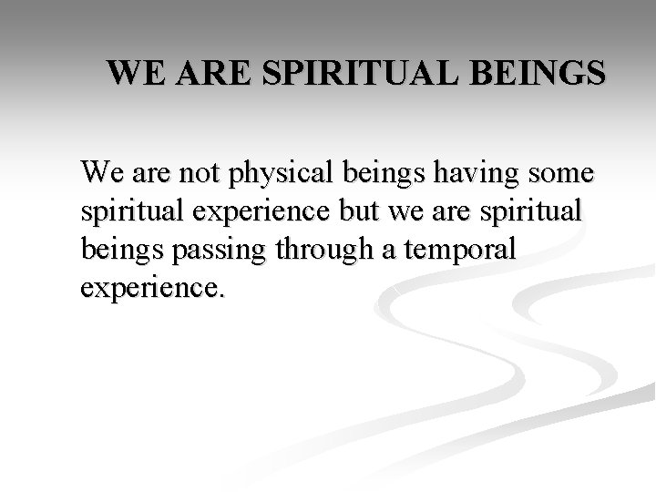 UNDERSTANDING REALITIES OF LIFE A presentation by Kamaluddin