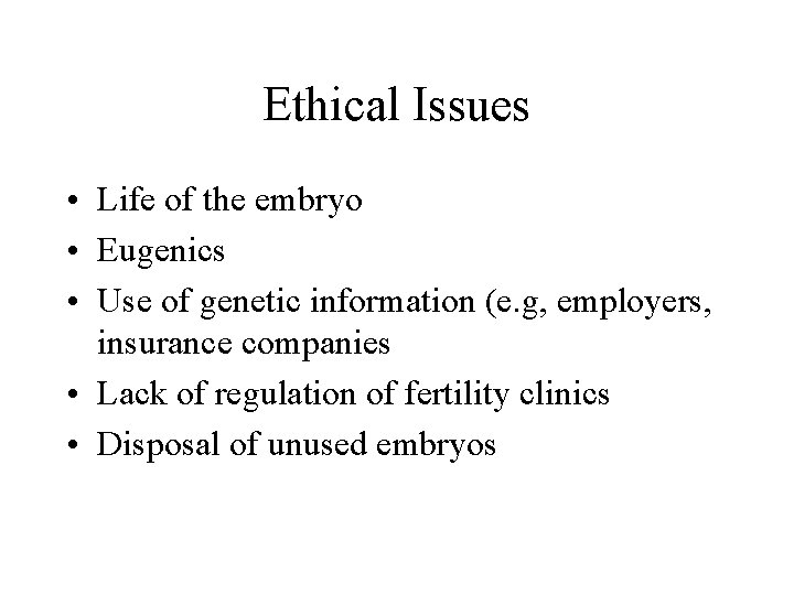 Human Embryo Research James G Anderson Ph D
