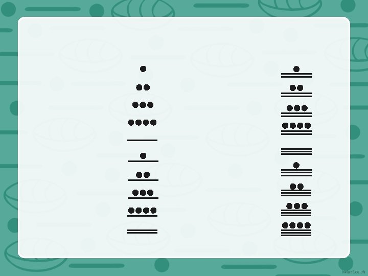 The Maya had a good understanding of numbers