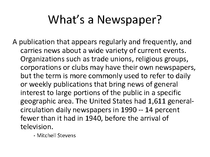 Introduction to Newspaper Design September 4 2015 Magazine