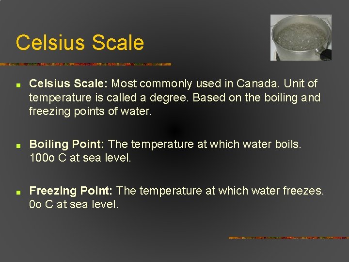 Heat and Temperature Insulators and Conductors Objective I